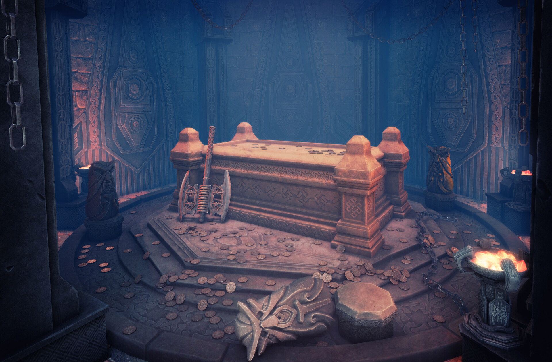 ArtStation - Viking tomb