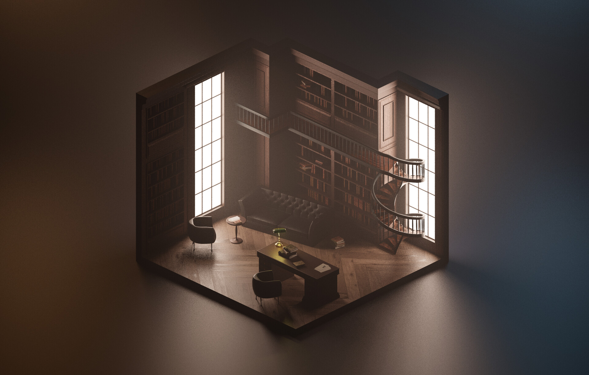 ArtStation - Cabinet from Blender