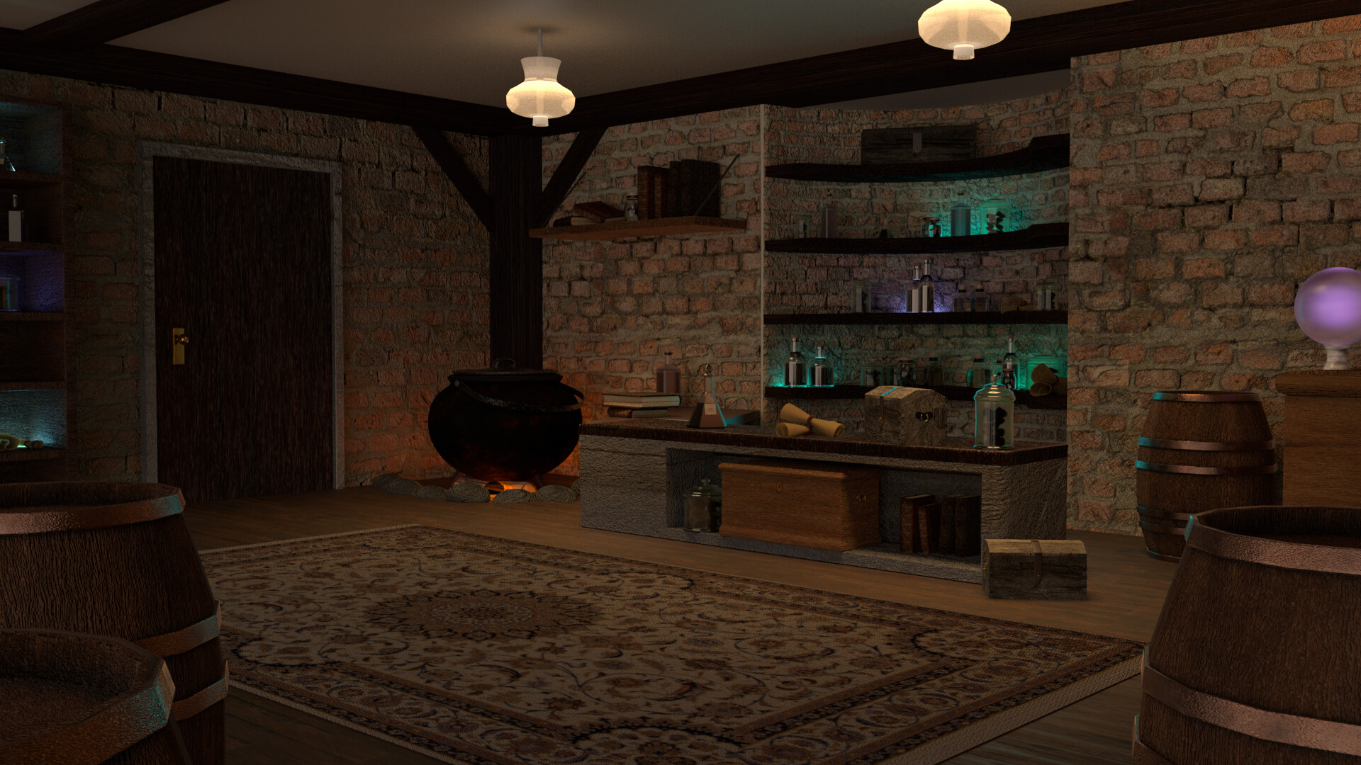 ArtStation - Potion shop