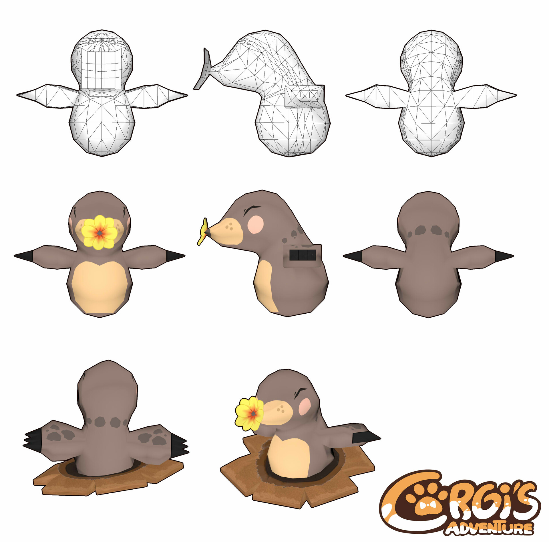 ArtStation - Mole- Corgi's adventure