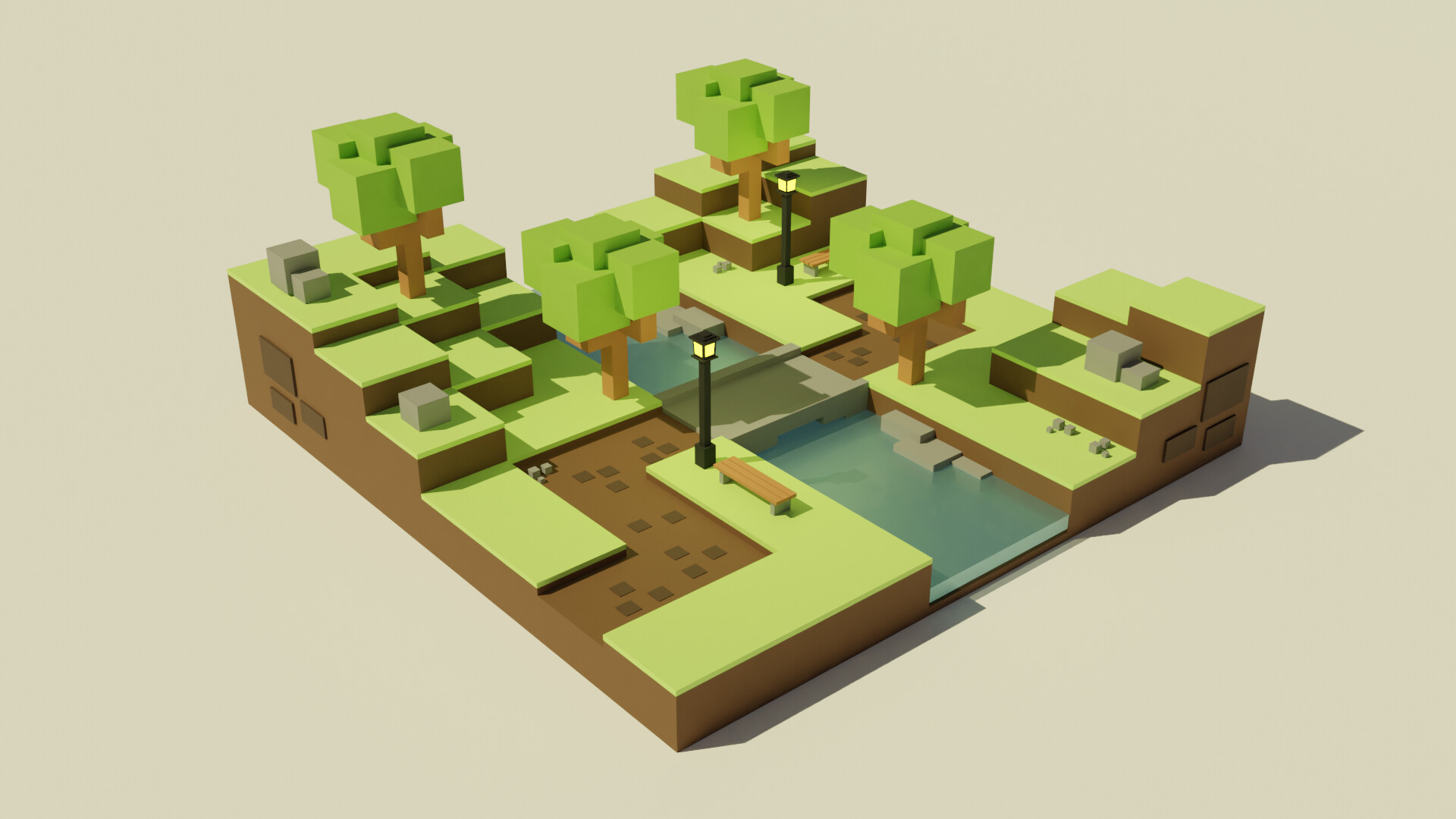 ArtStation - square park