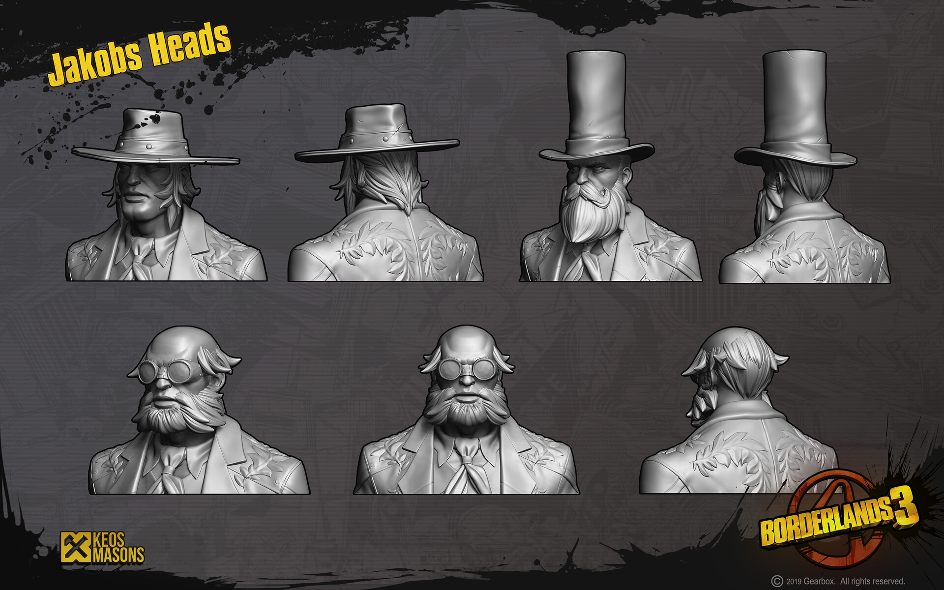 KEOS MASONS - Borderlands 3 - Jakobs Statues