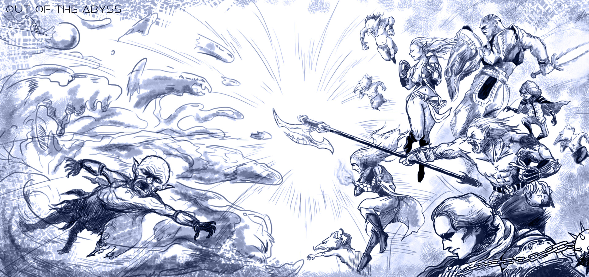 how to draw battle scenes