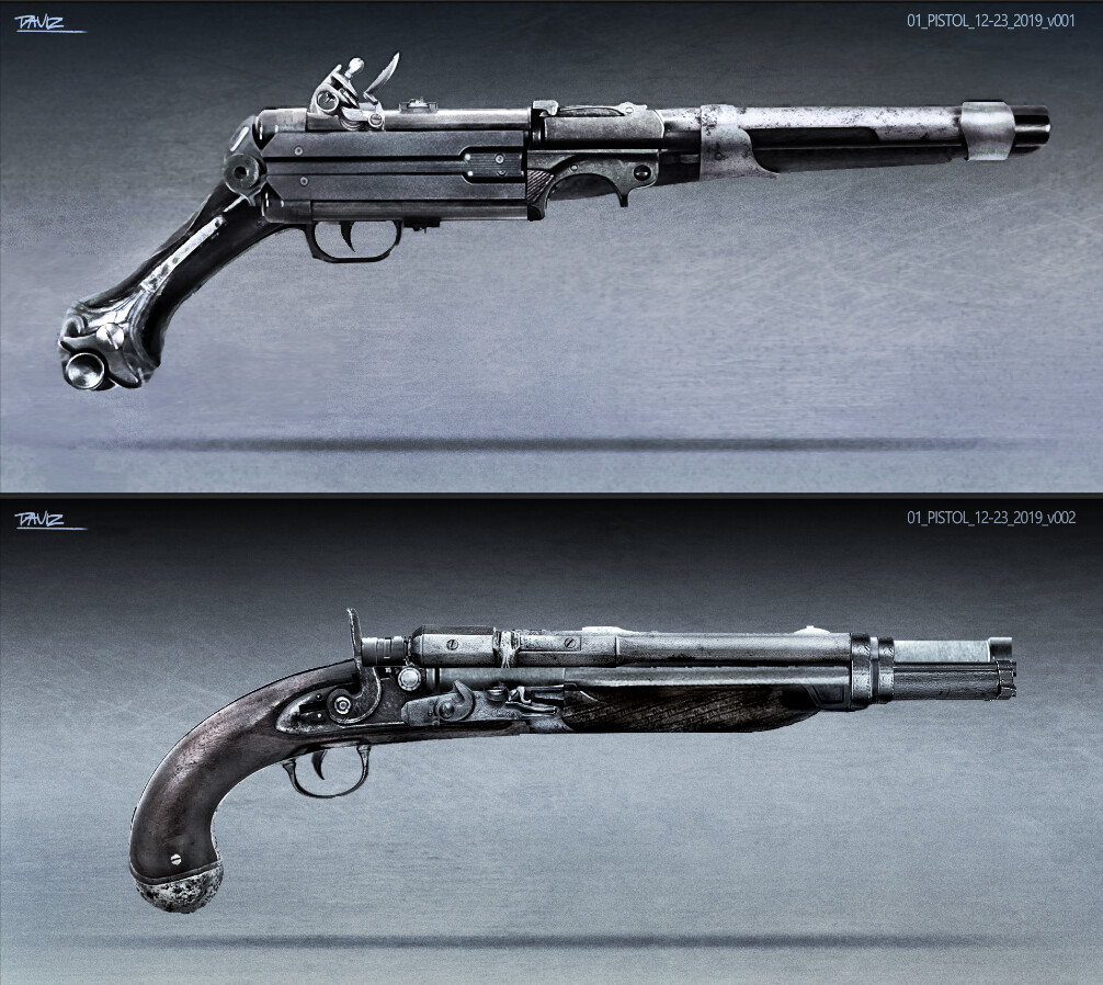 ArtStation - Pirate Flintlocks (scifi)