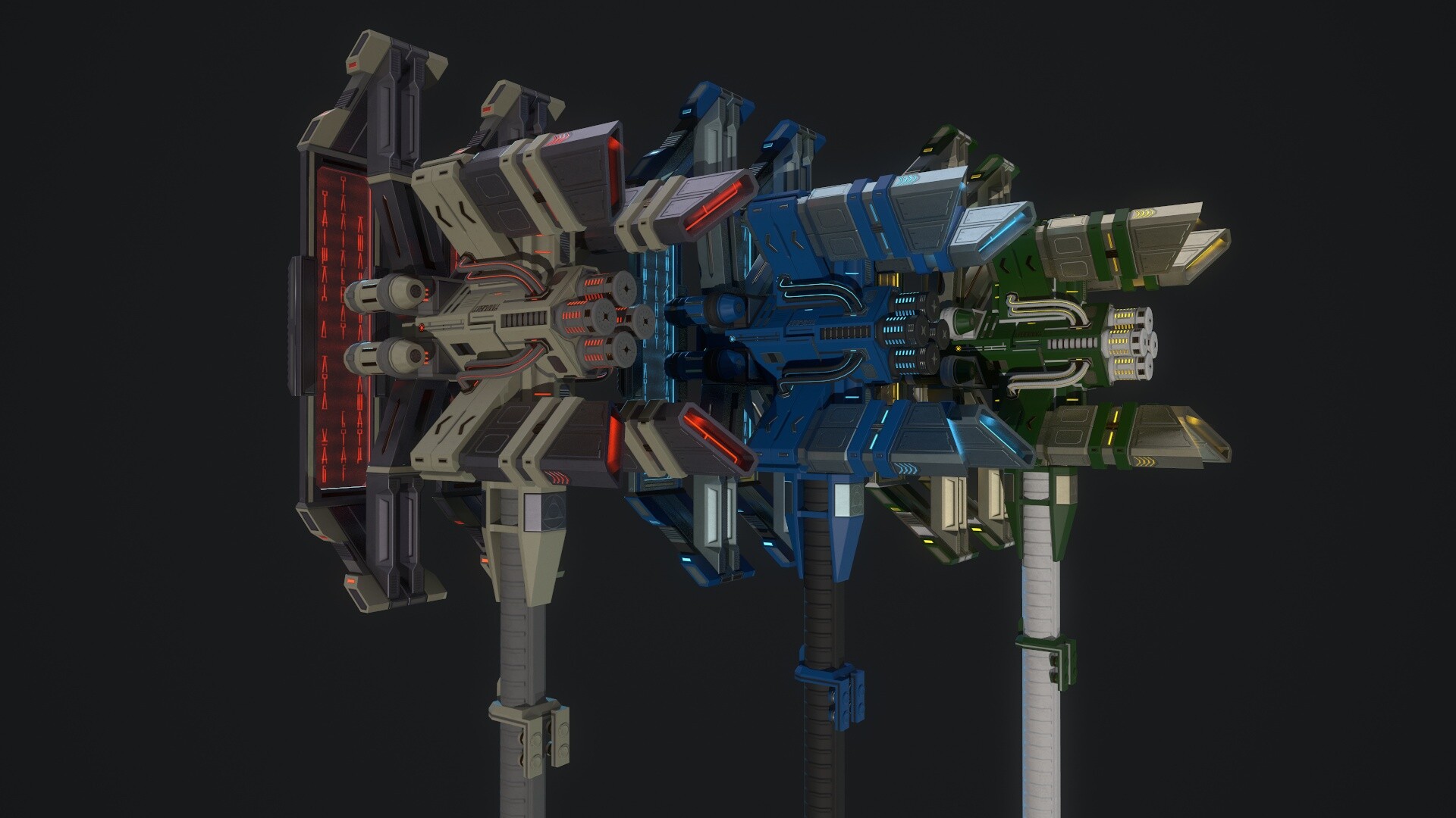 ArtStation - Racketeer - Hammer skin. Warframe workshop