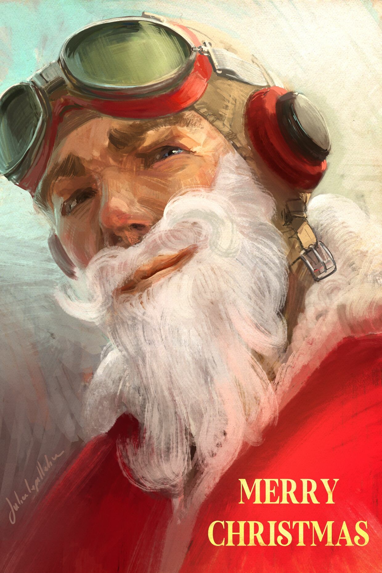ArtStation - Special navy Santa Claus