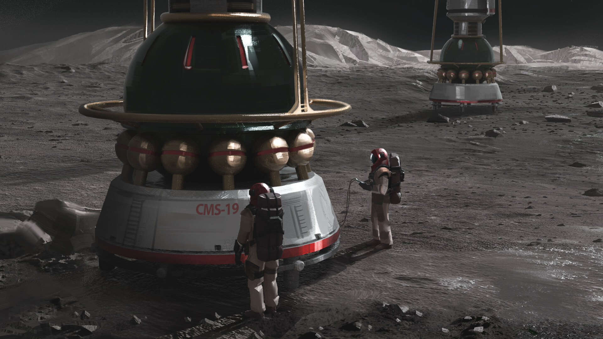 ArtStation - Space Comm Tower