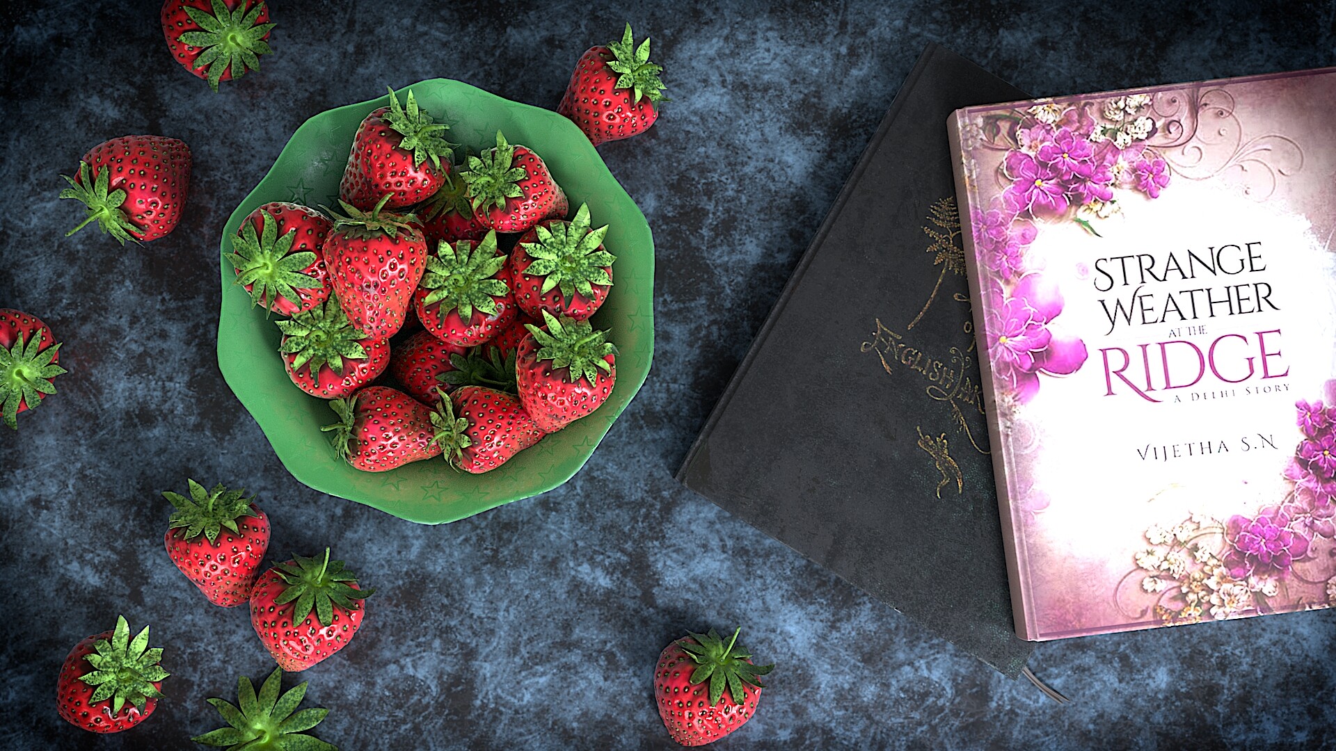 ArtStation - Strawberry with Books