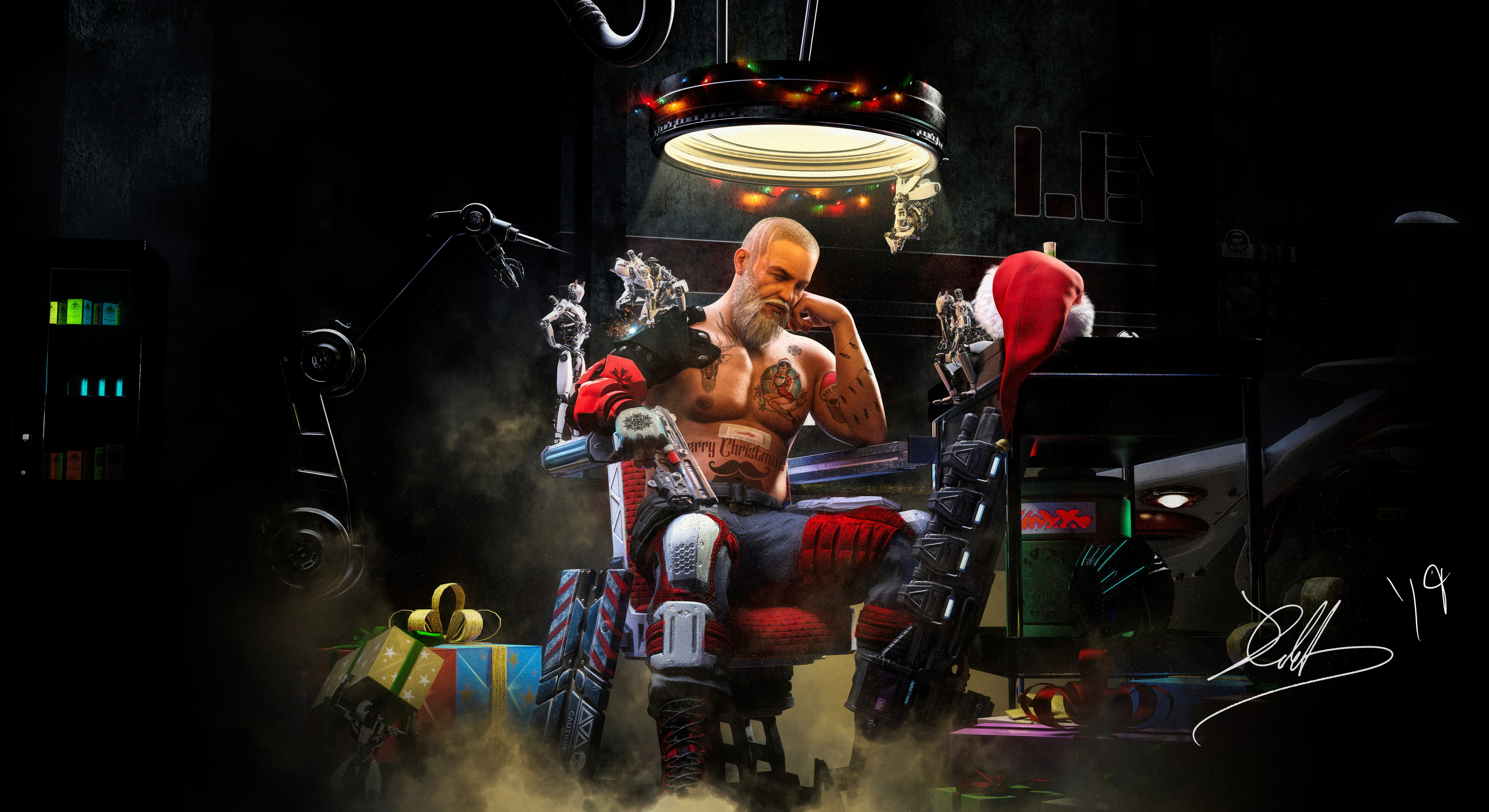 Jake Clark - Merry Christmas - Scifi Santa