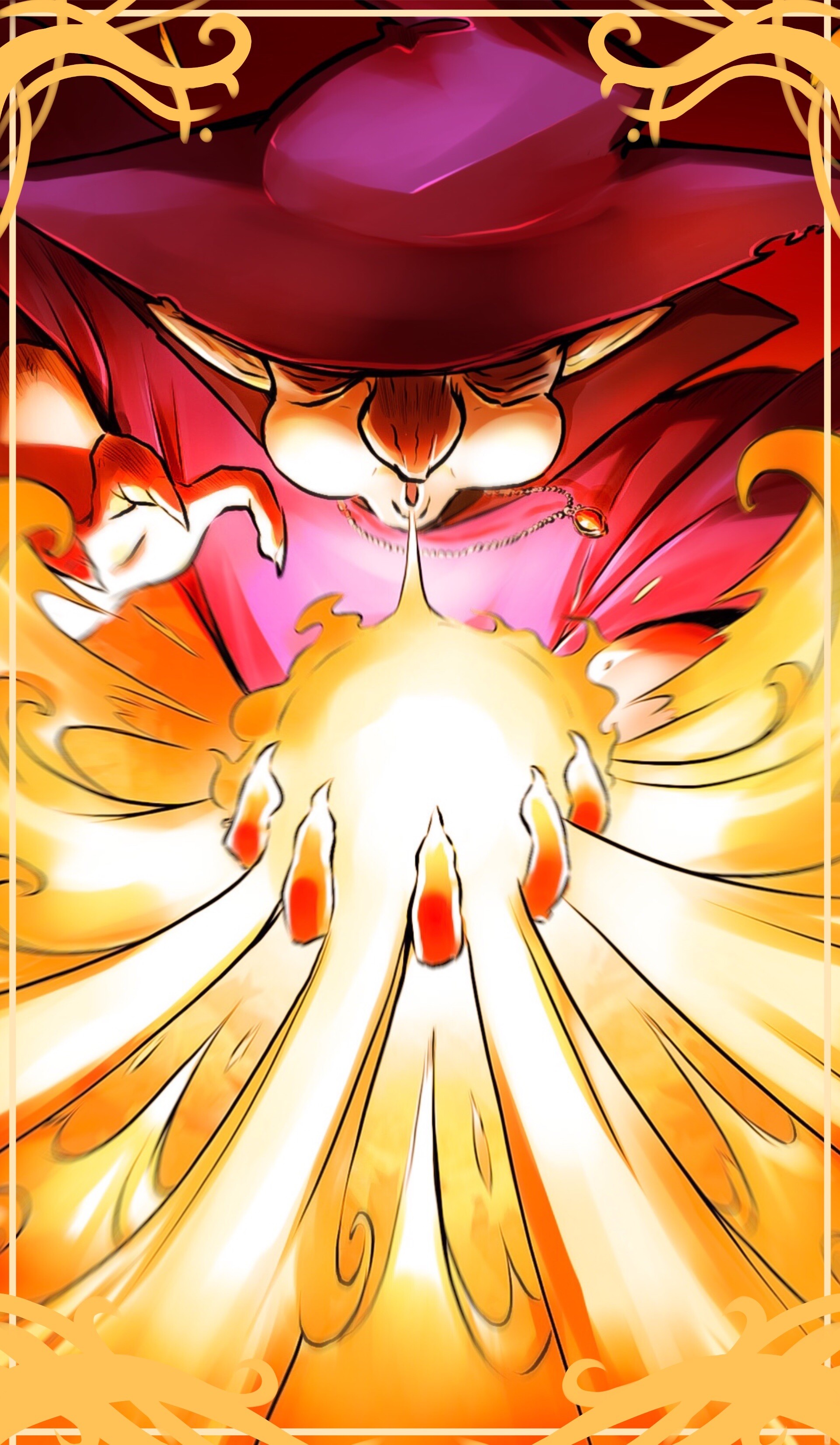 ArtStation - Fiery Fairy Spell