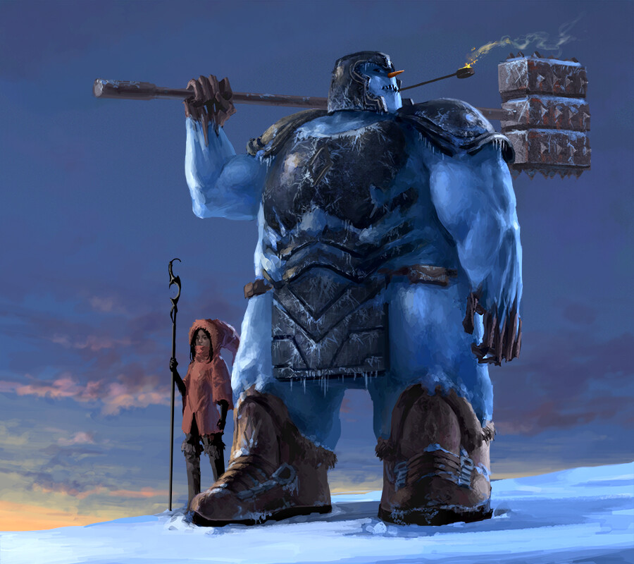 ArtStation - Snowman Companion