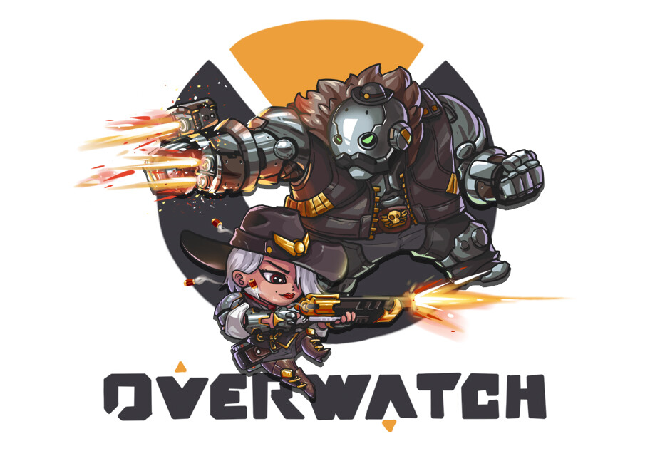ArtStation - 《OVERWATCH》Q版和同人漫画