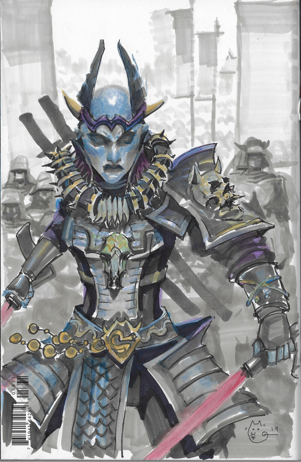 Mog Park - Samurai; Star Wars vs Justice League