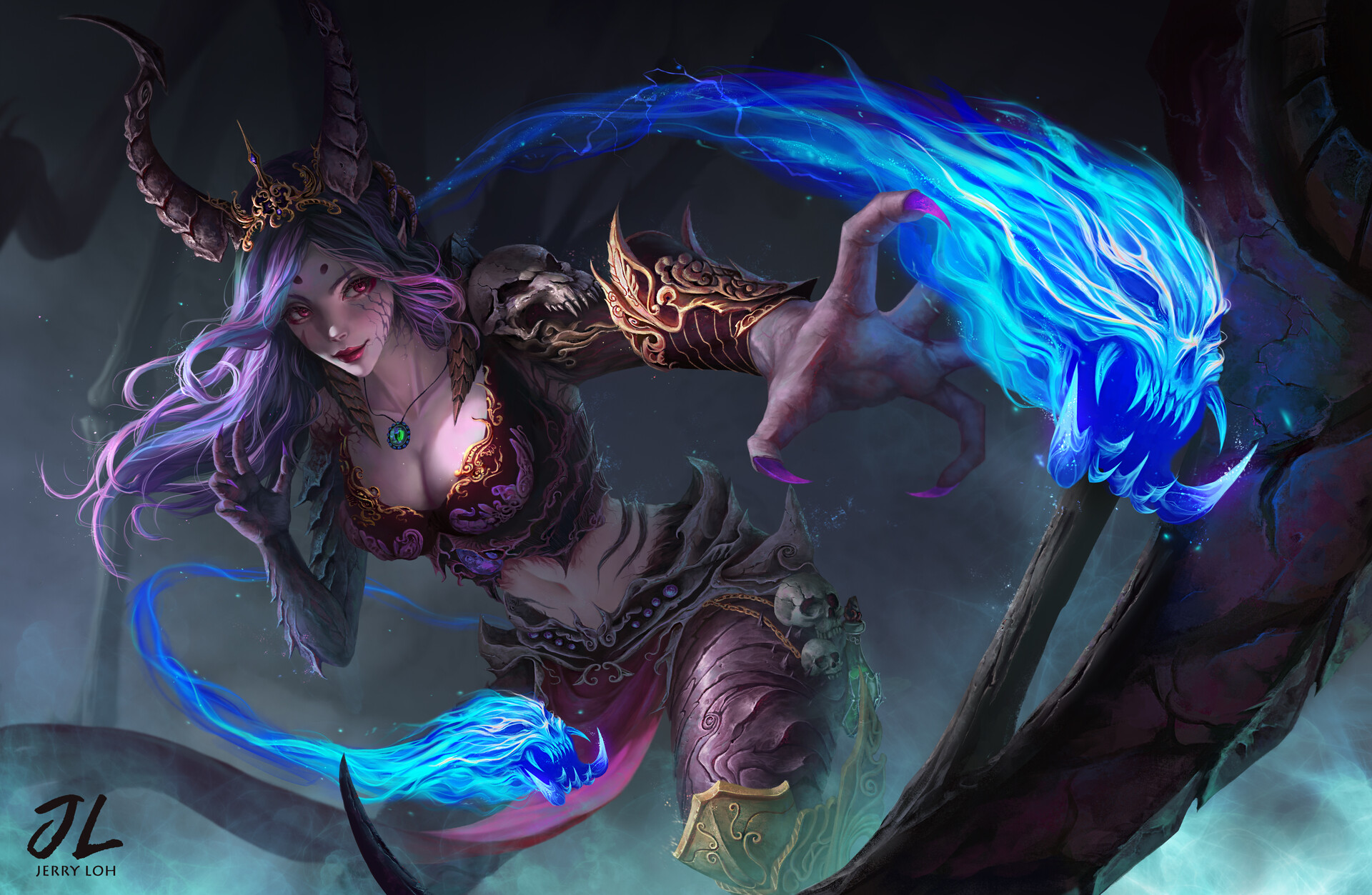 spider queen wallpaper