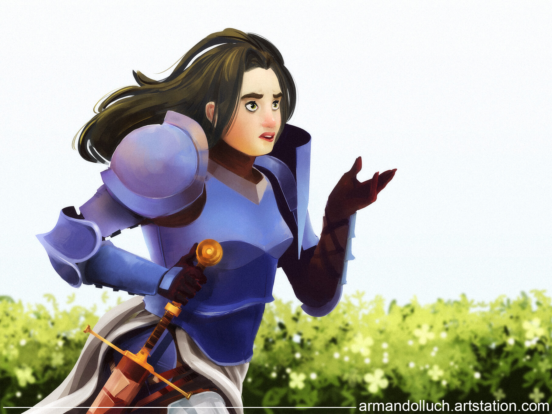 ArtStation - Blue Knight