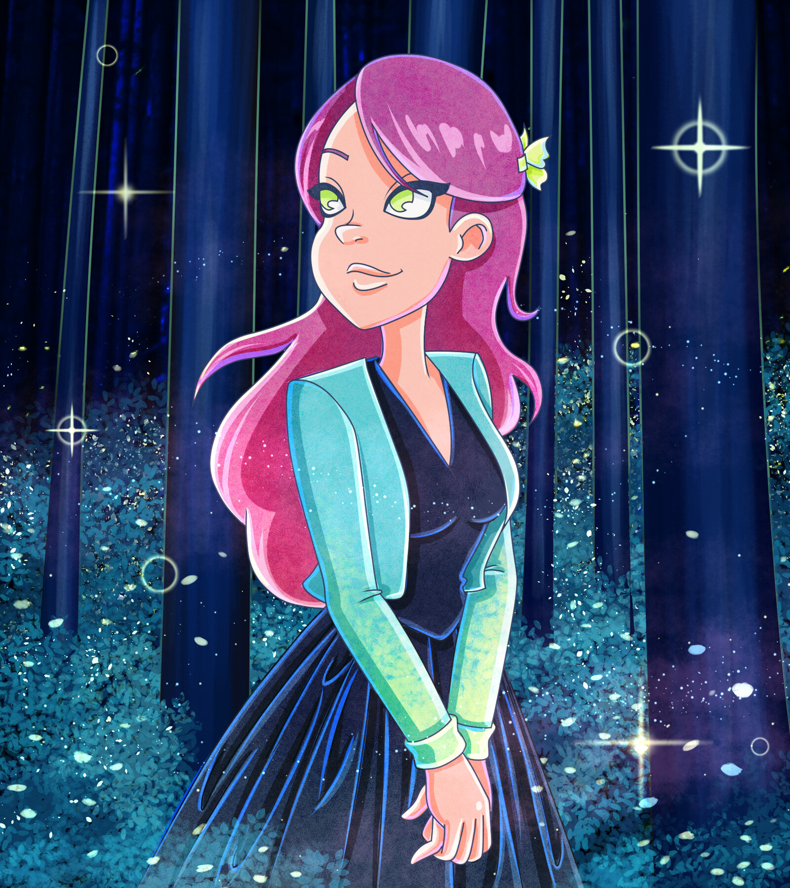 ArtStation - Firefly Forest