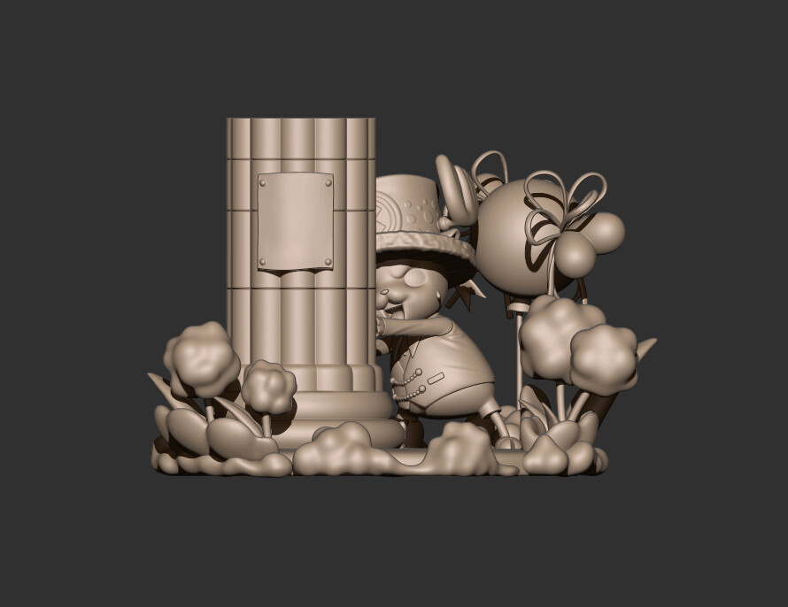 ArtStation - Create a onepiece chopper figure