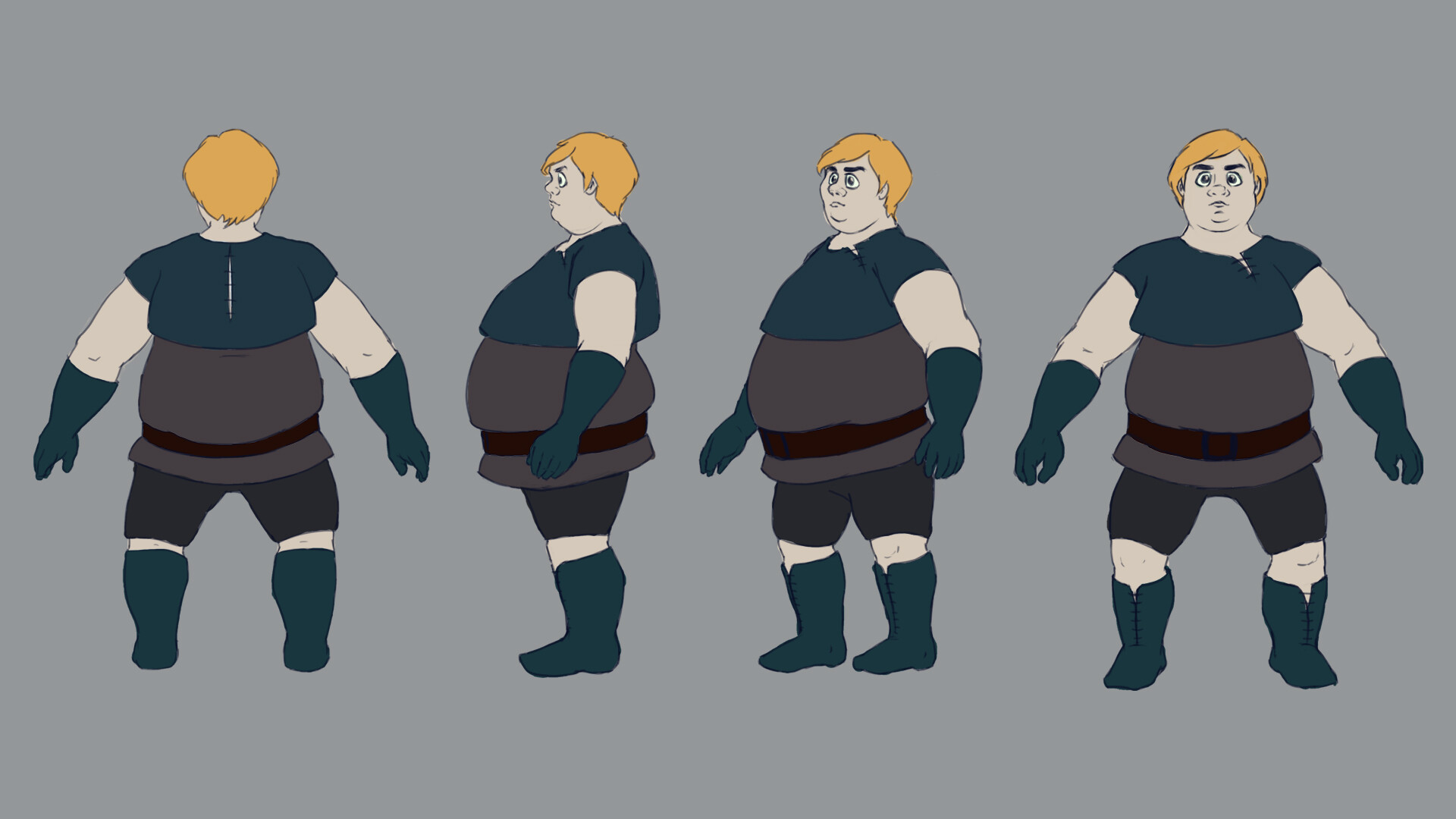 ArtStation - Hansel Model sheet