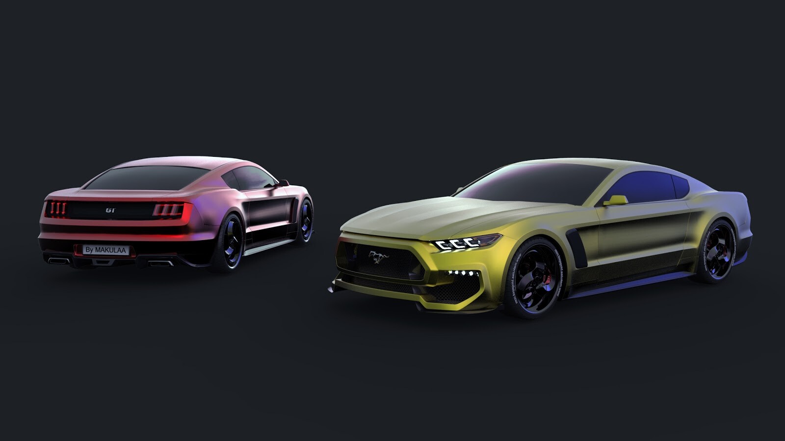 Myagmarjav Bat-Erdene - Ford mustang 2020 concept design By Makulaa