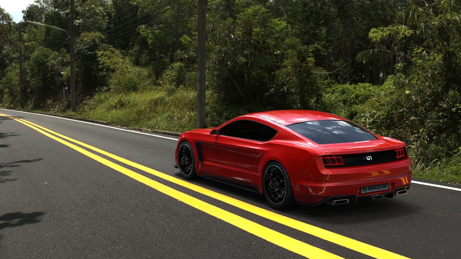 Myagmarjav Bat-Erdene - Ford mustang 2020 concept design By Makulaa