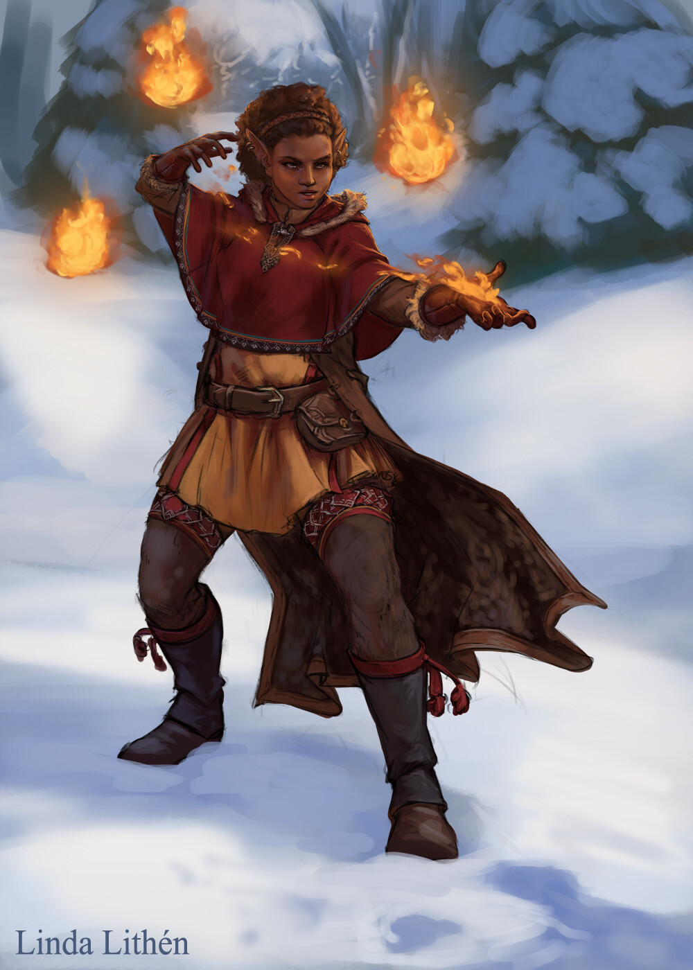 Winter Geared Mage by Linda Lithén : r/ReasonableFantasy