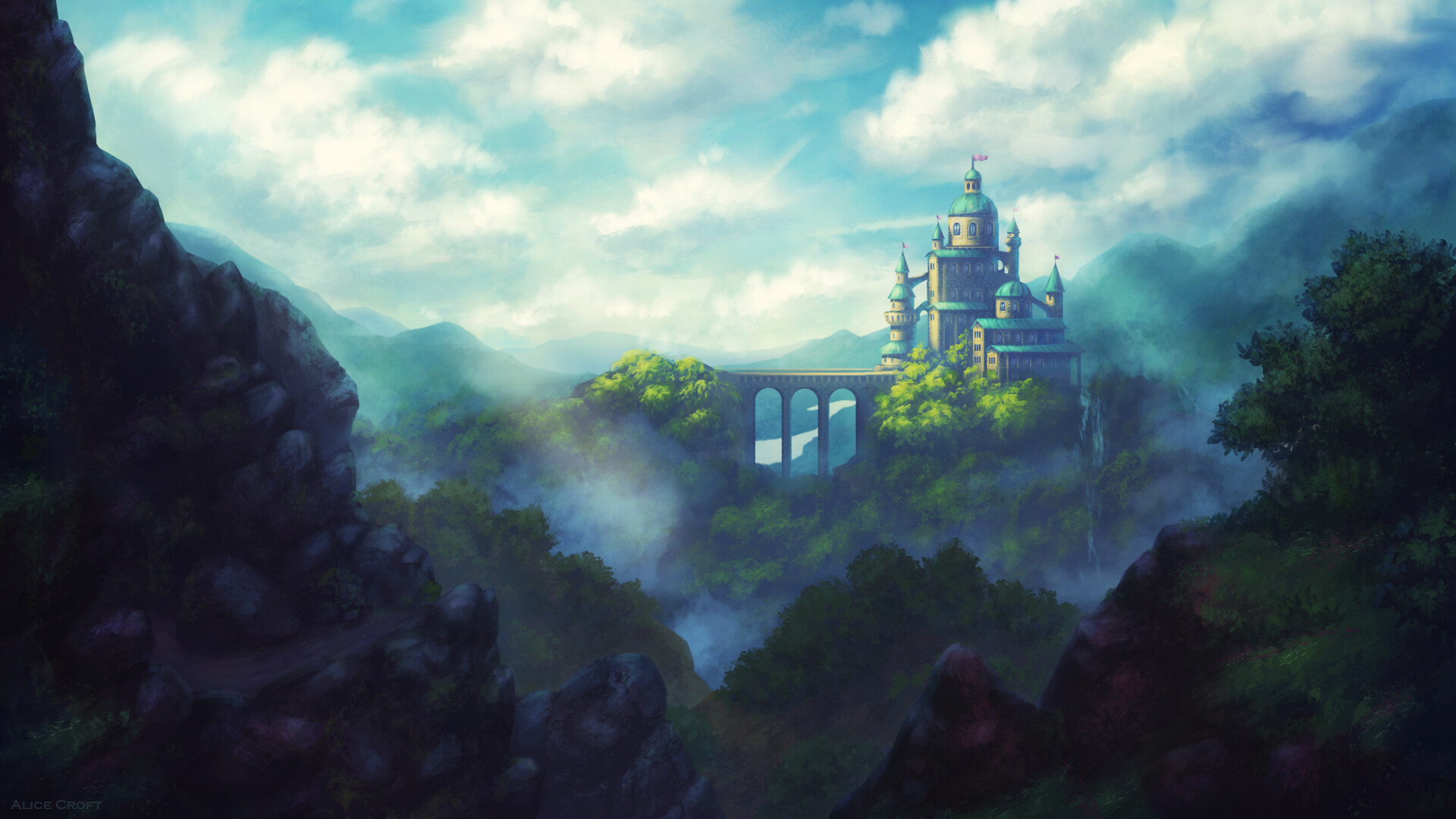 Alice Croft - Castle in the mountains