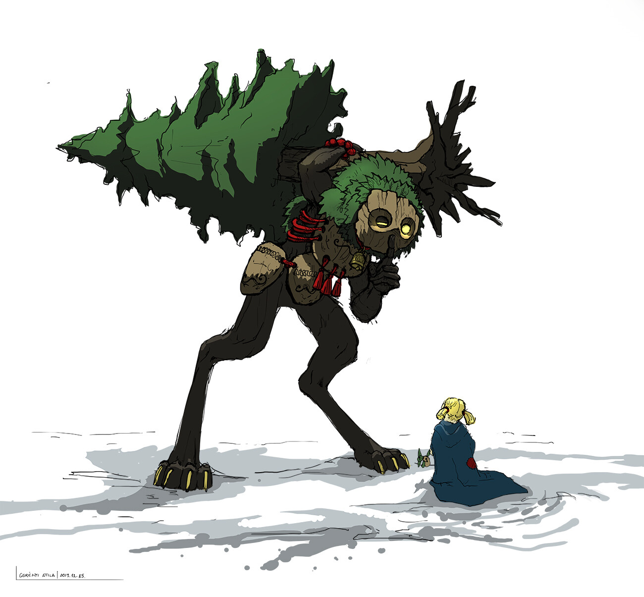 ArtStation - Christmas tree carrier