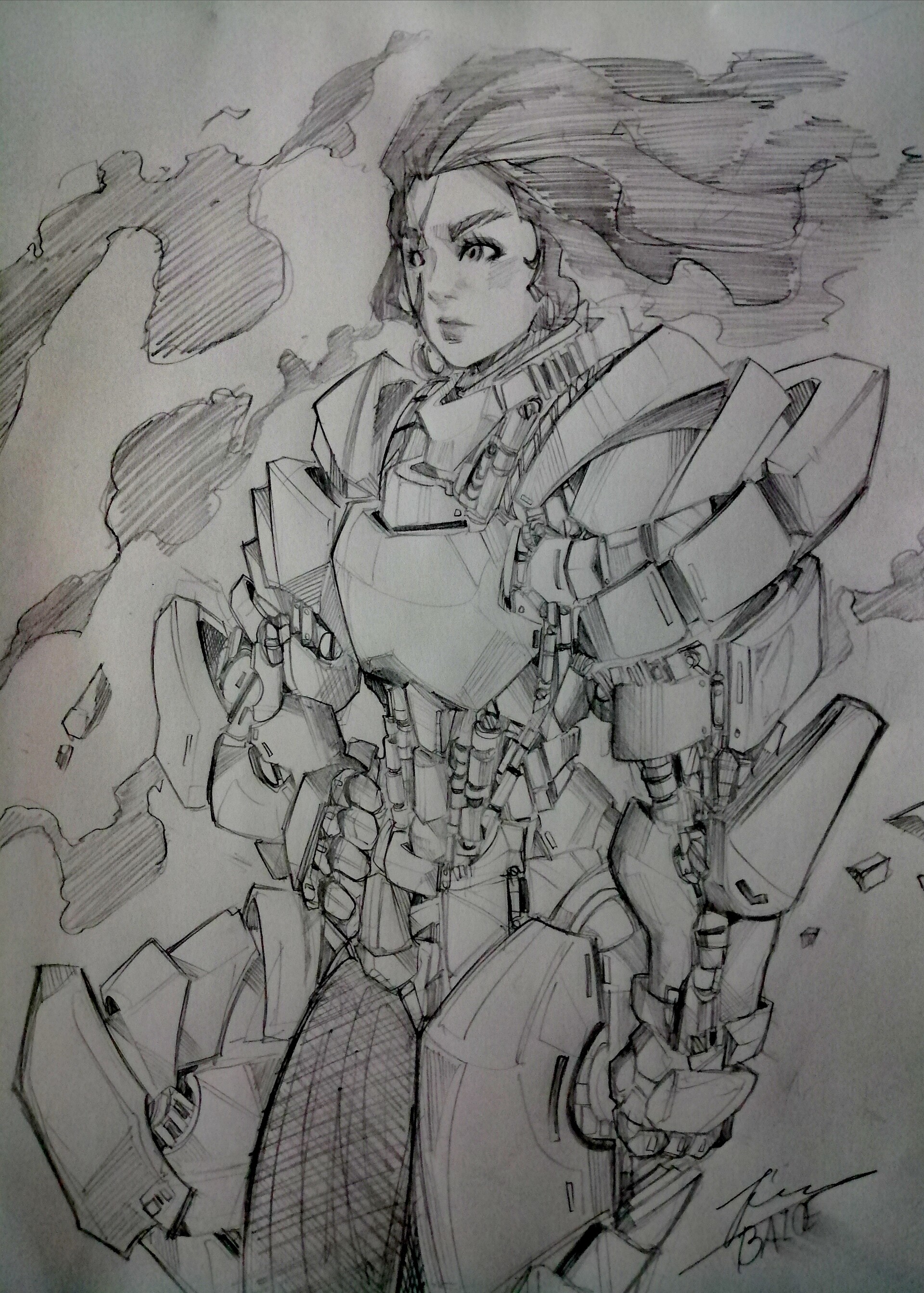 ArtStation - Guardian Drawing