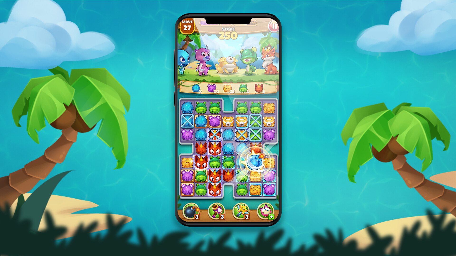 ArtStation - Match 3 Game Mini Project