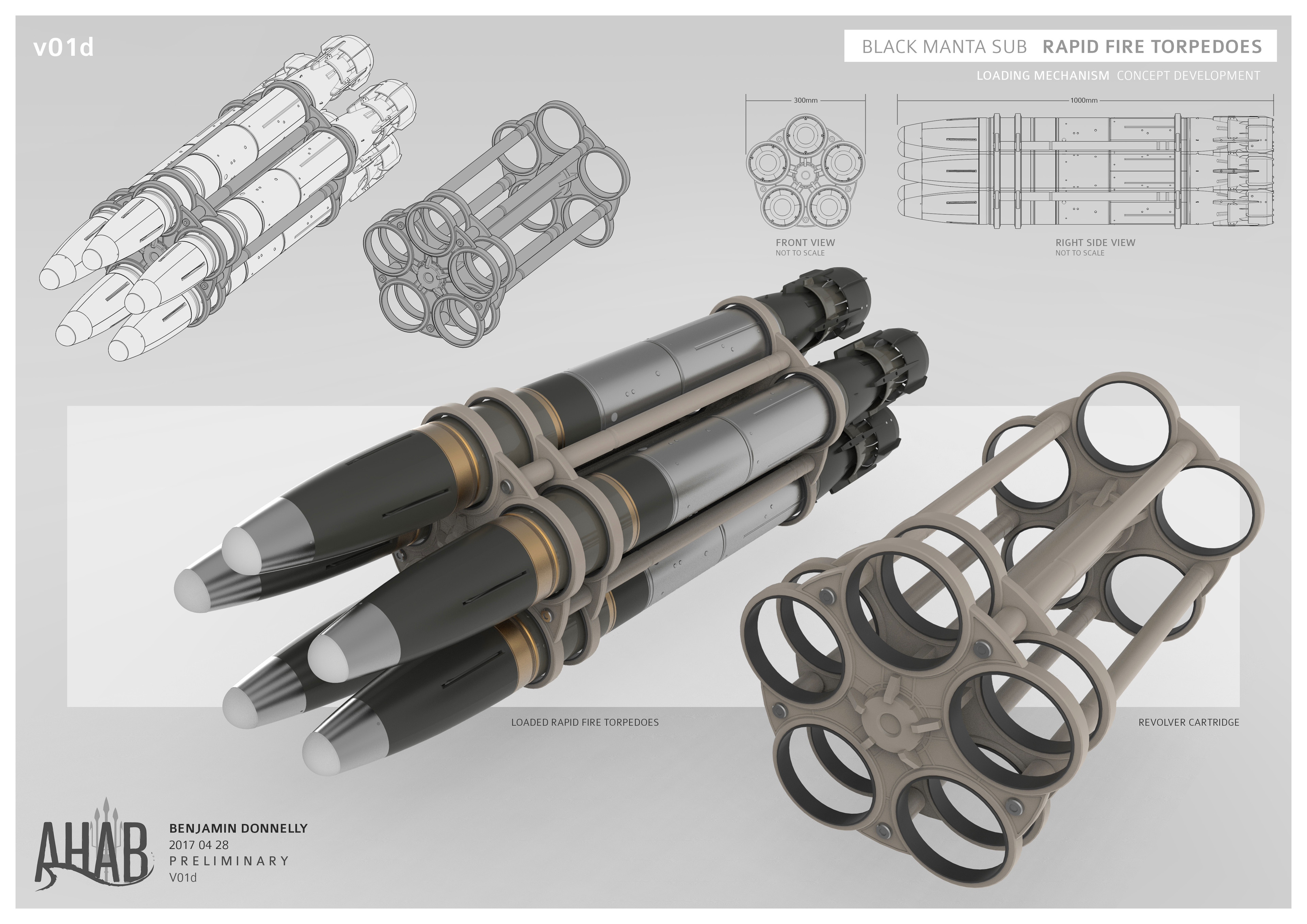 Benjamin Donnelly - AQUAMAN Manta's Attack Sub Torpedo System
