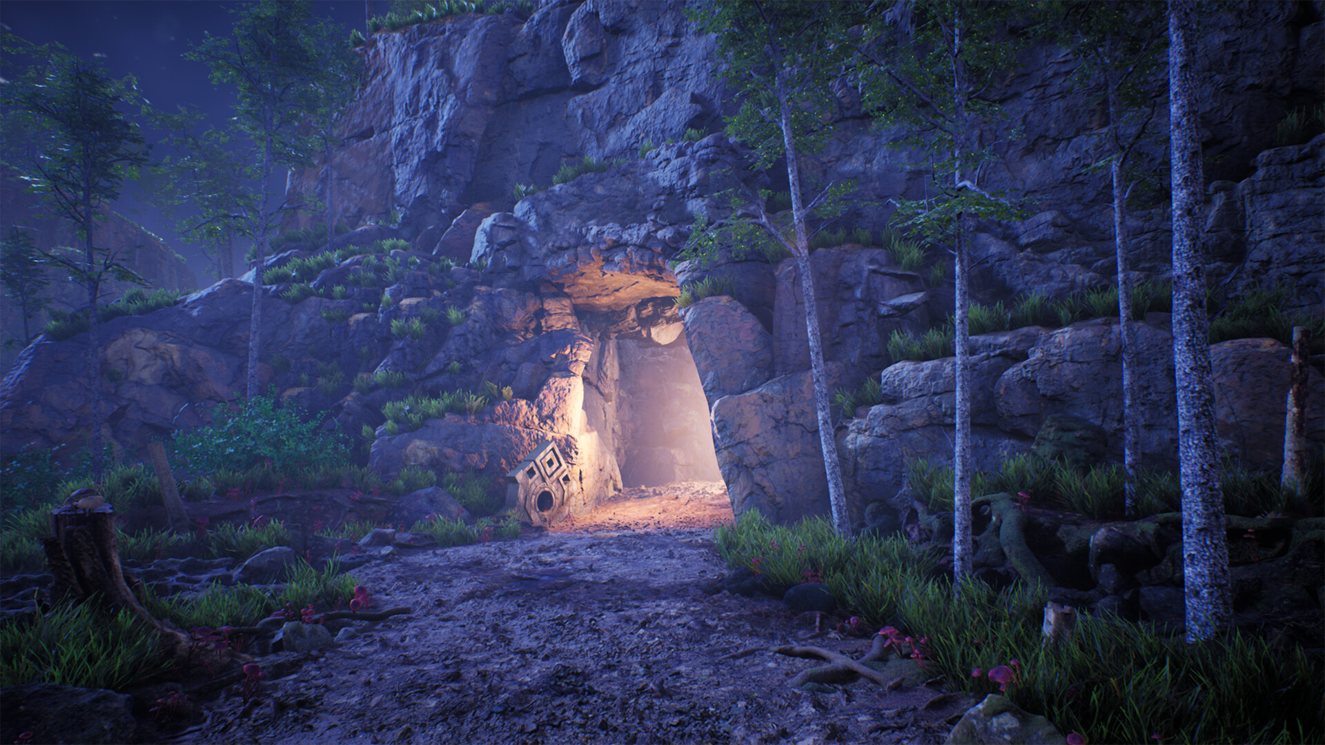 ArtStation - [UE4] Cave Hideout