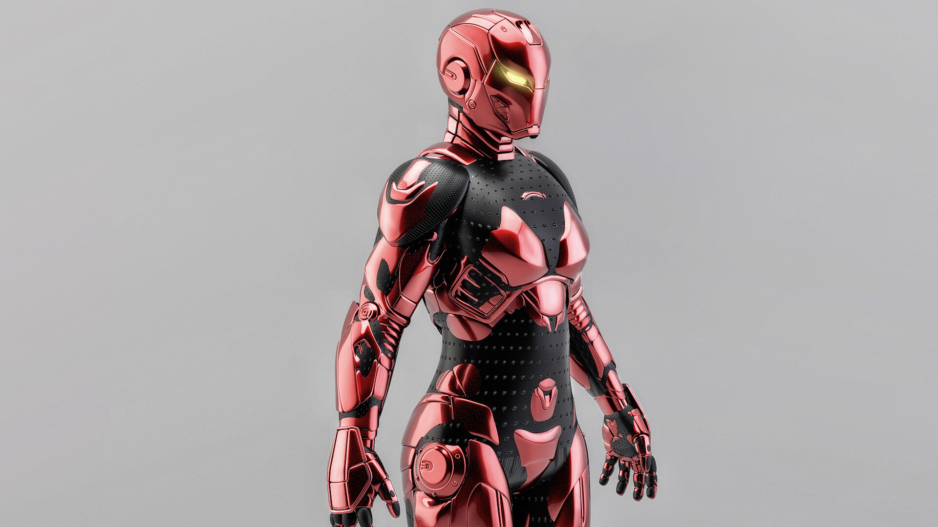 ArtStation - Iron Girl Render Arnold