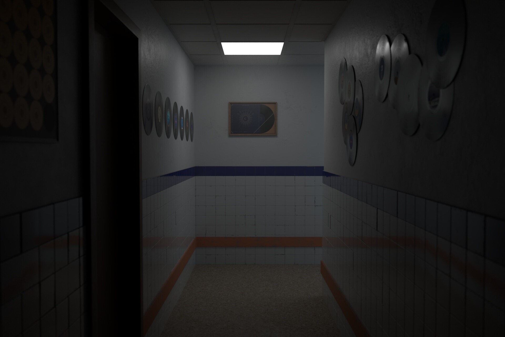 ArtStation - My favorite music corridor 我喜欢的音乐走廊哈哈（A little try一个小尝试）