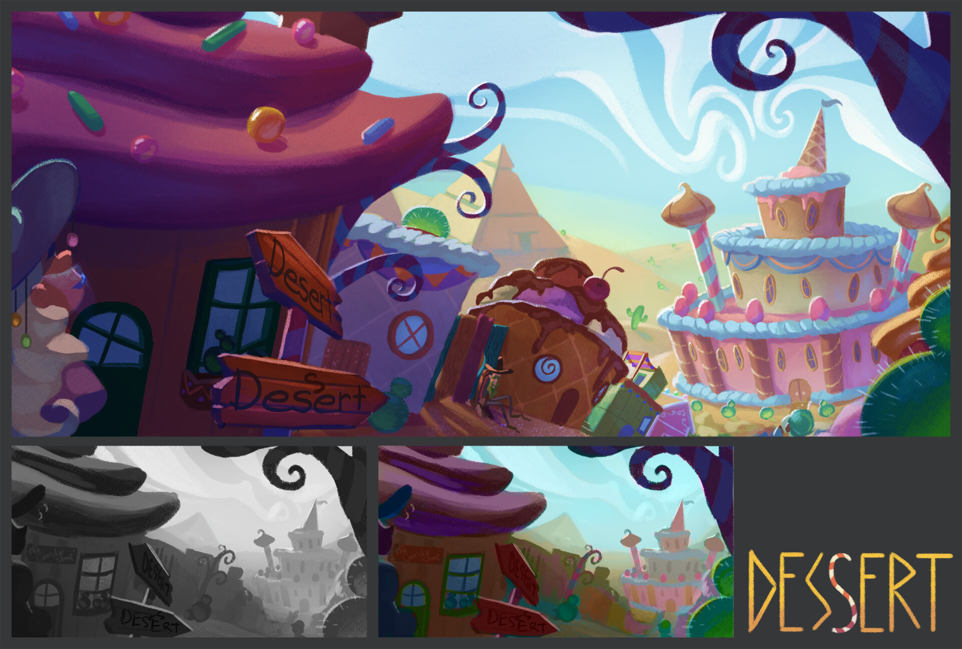 ArtStation - Dessert Desert Visual Development