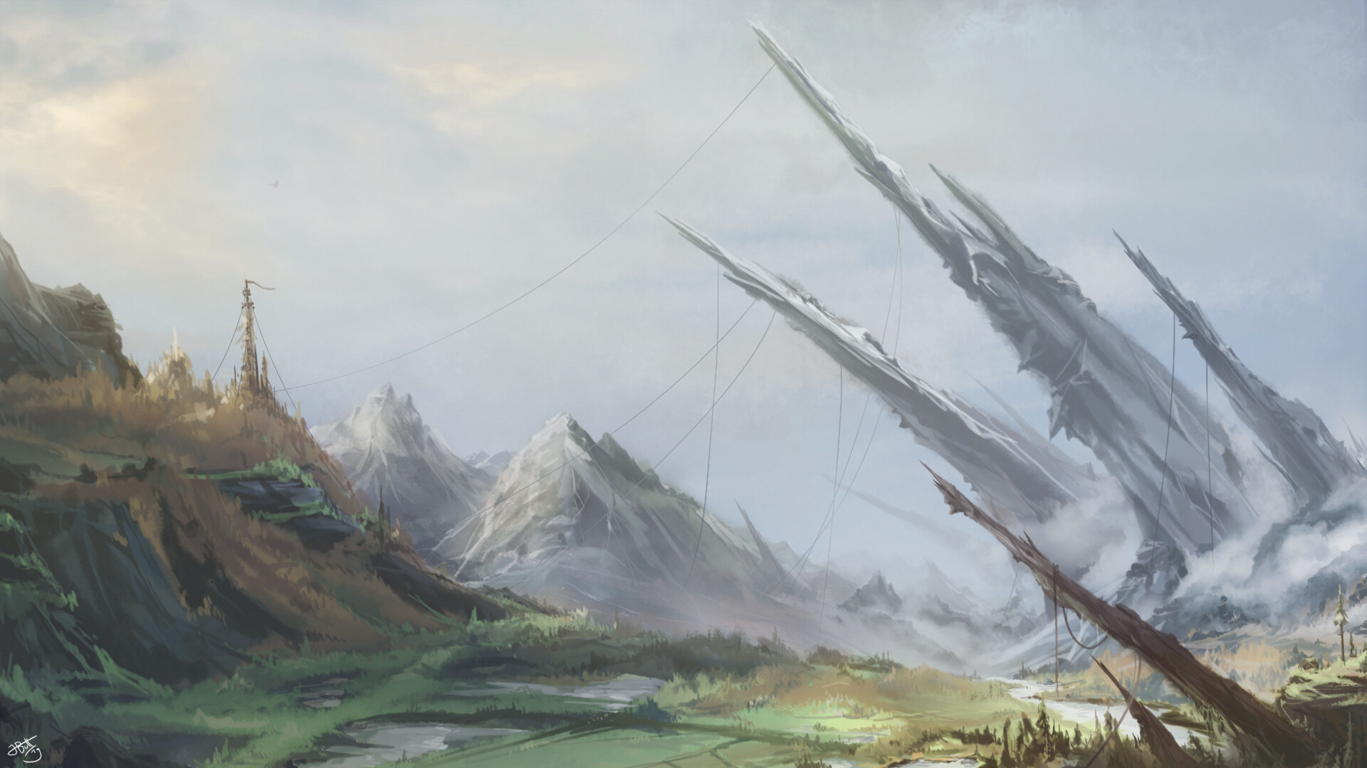 ArtStation - Spike Ridge Lookout