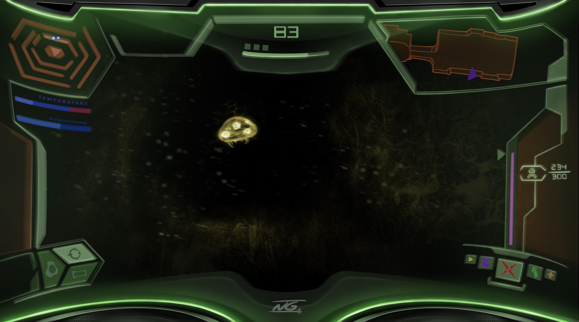 Niko Gkotsis - New Samus Aran visor HUD in 4K