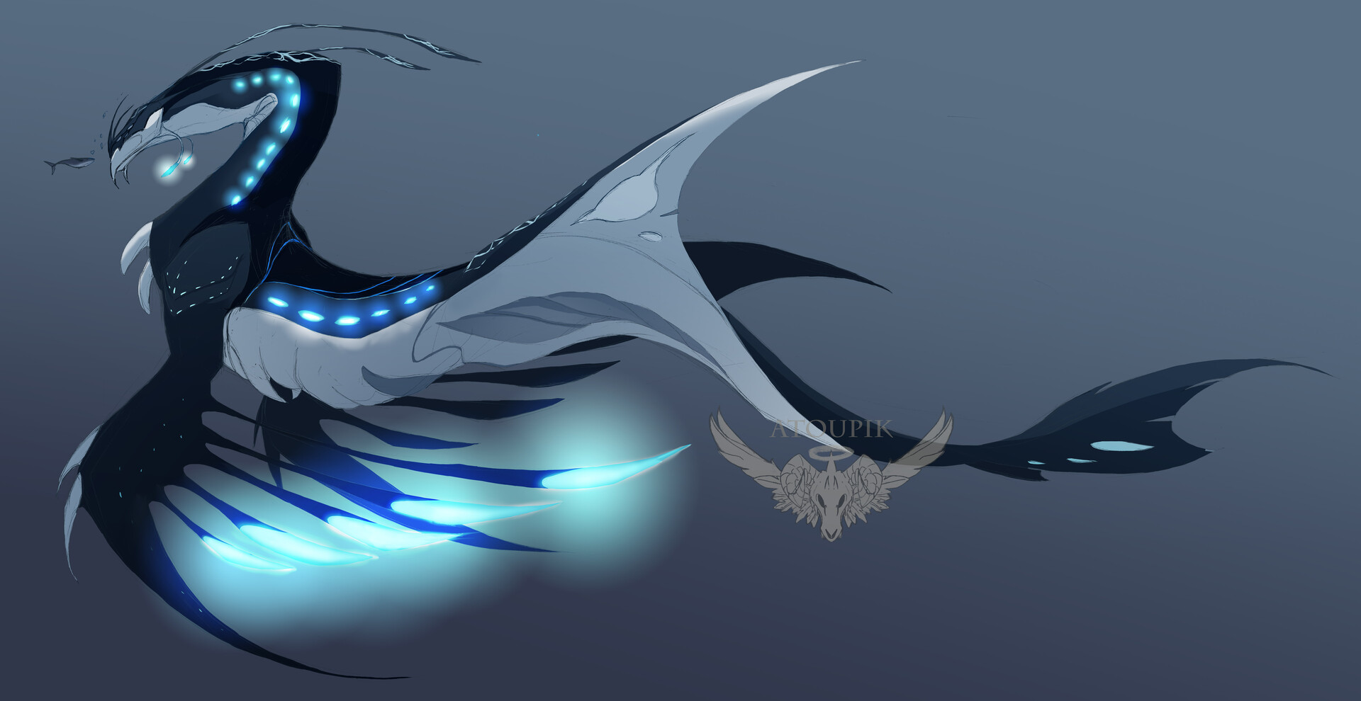 ArtStation - Dragon designe / Deep Glow