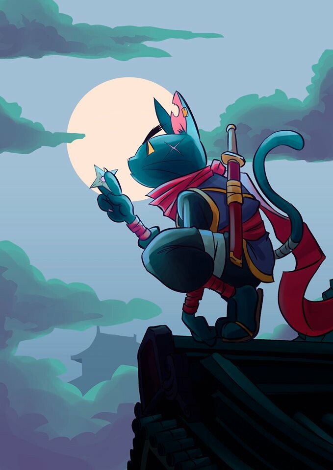 ArtStation - Ninja Cat