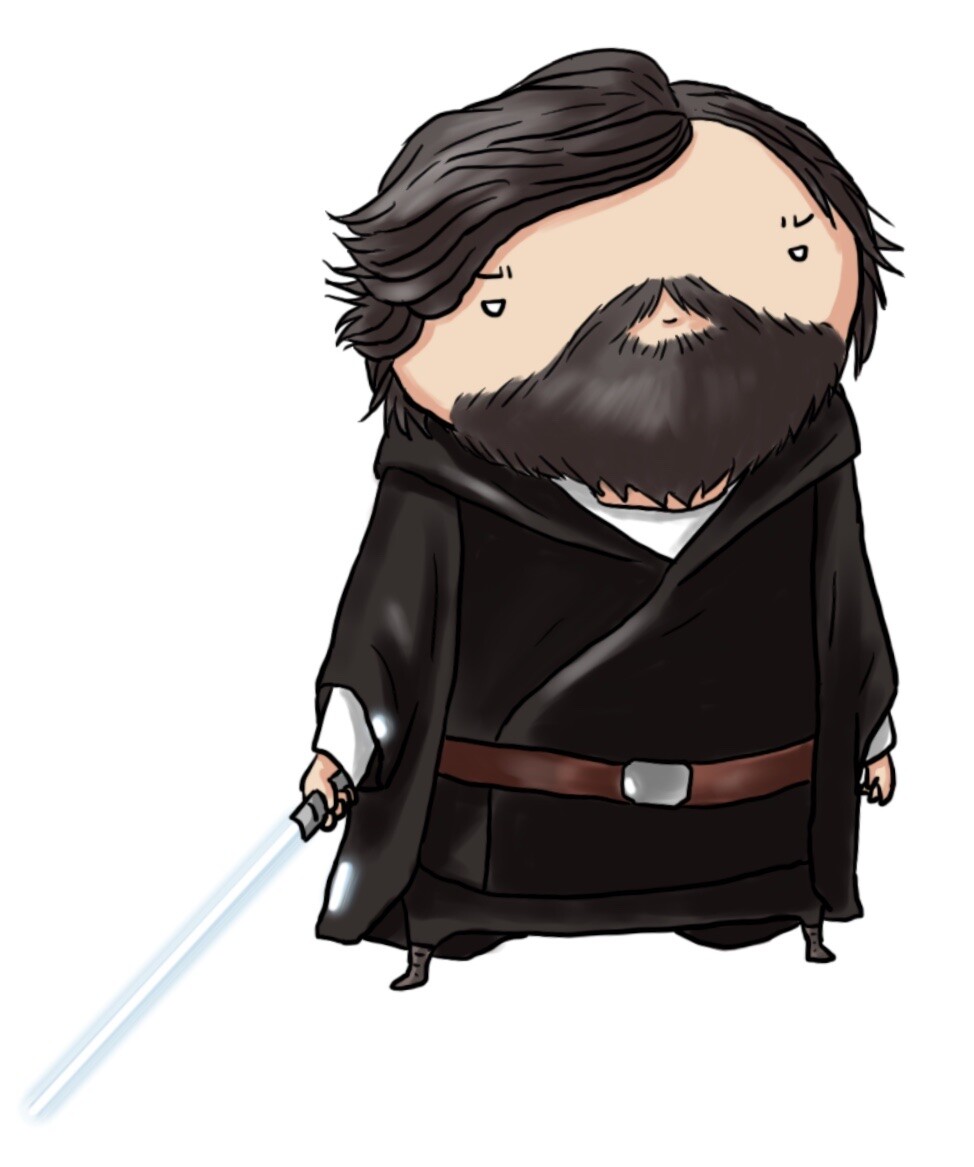 ArtStation - Ruke skywalker : Star Wars The last Jedi