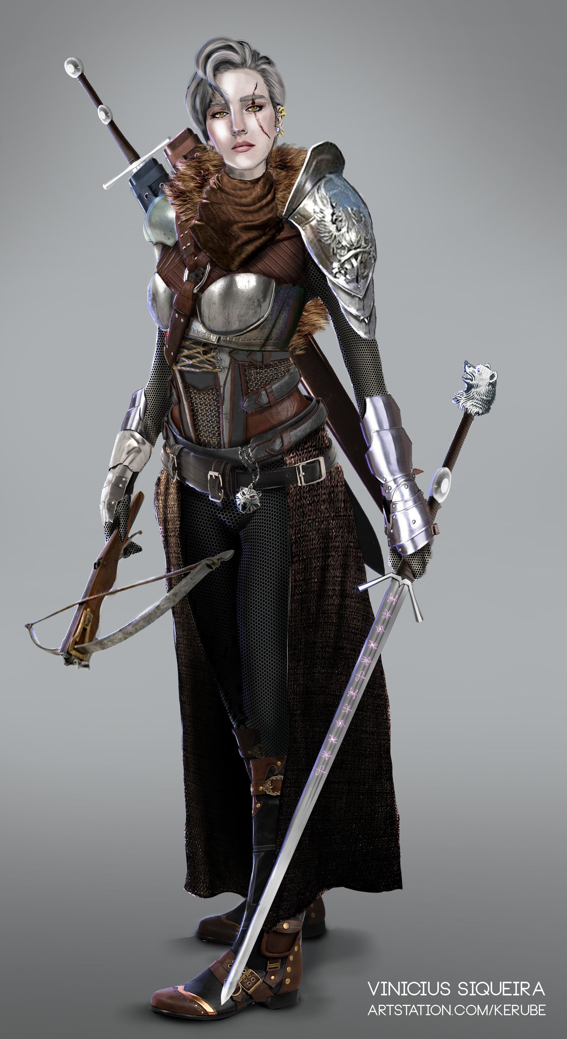 ArtStation - Whitcher OC