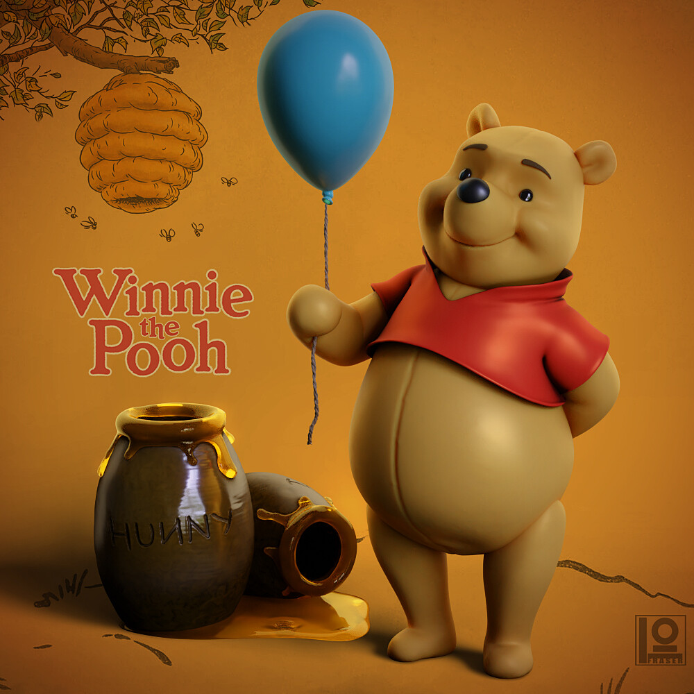 ArtStation - Winnie the pooh