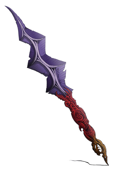 ArtStation - Fantasy props design : Pendagger