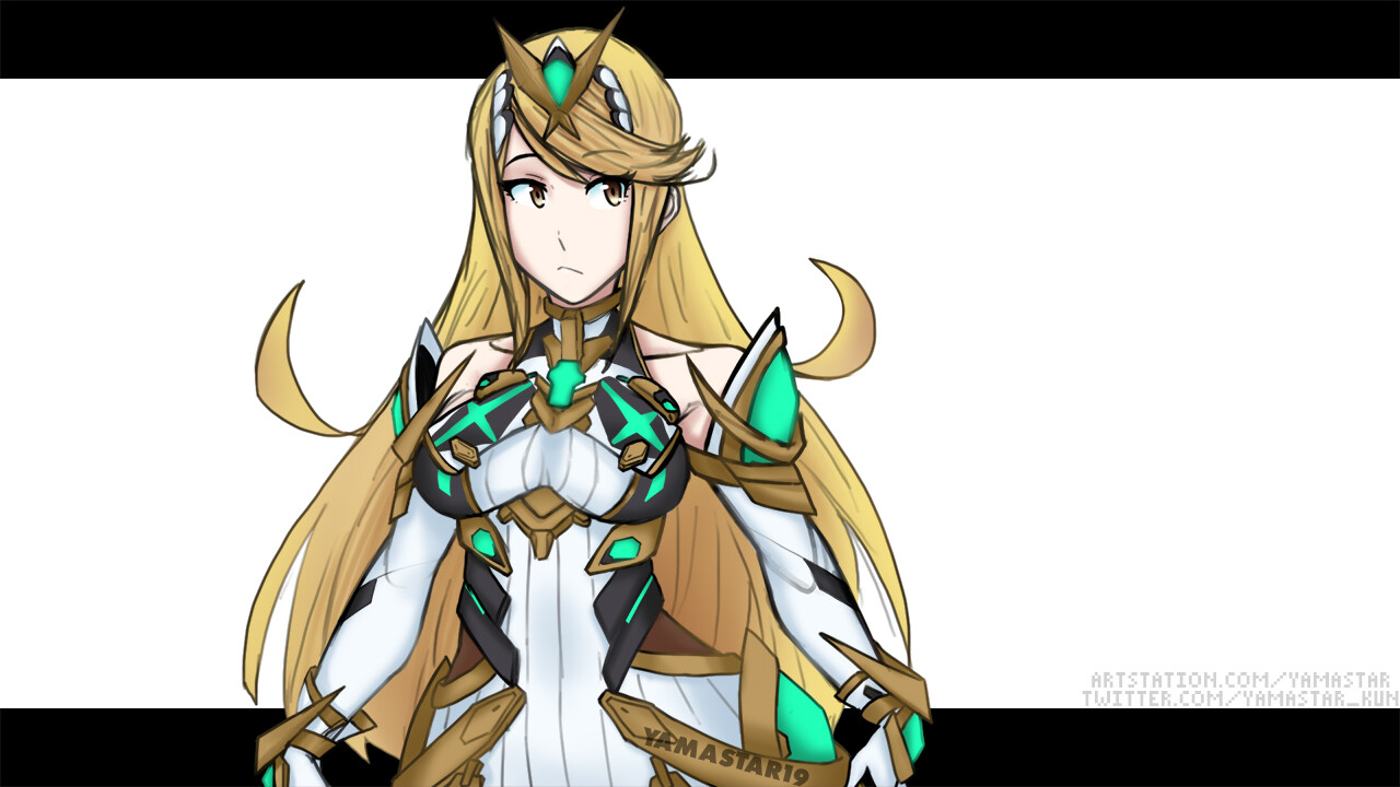 ArtStation - Xenoblade Chronicles - Mythra