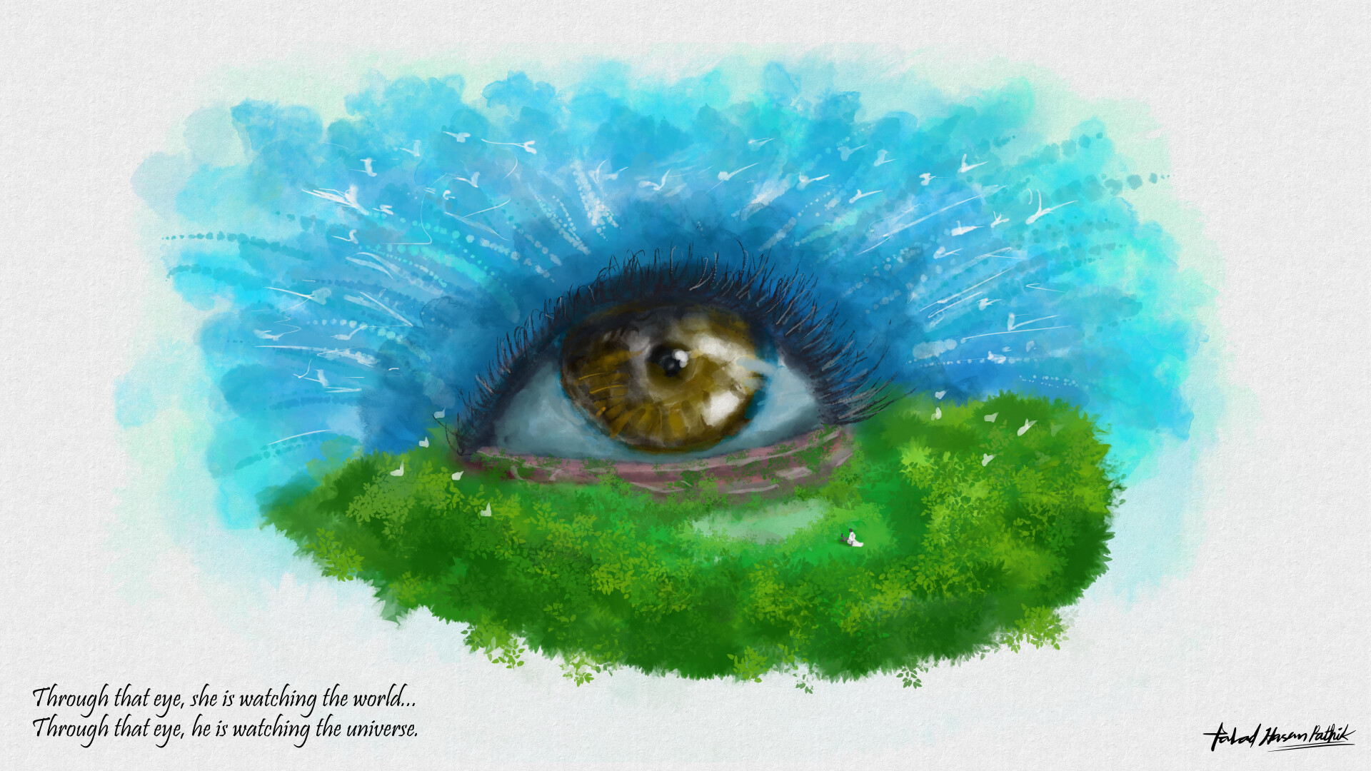 how to draw water in krita