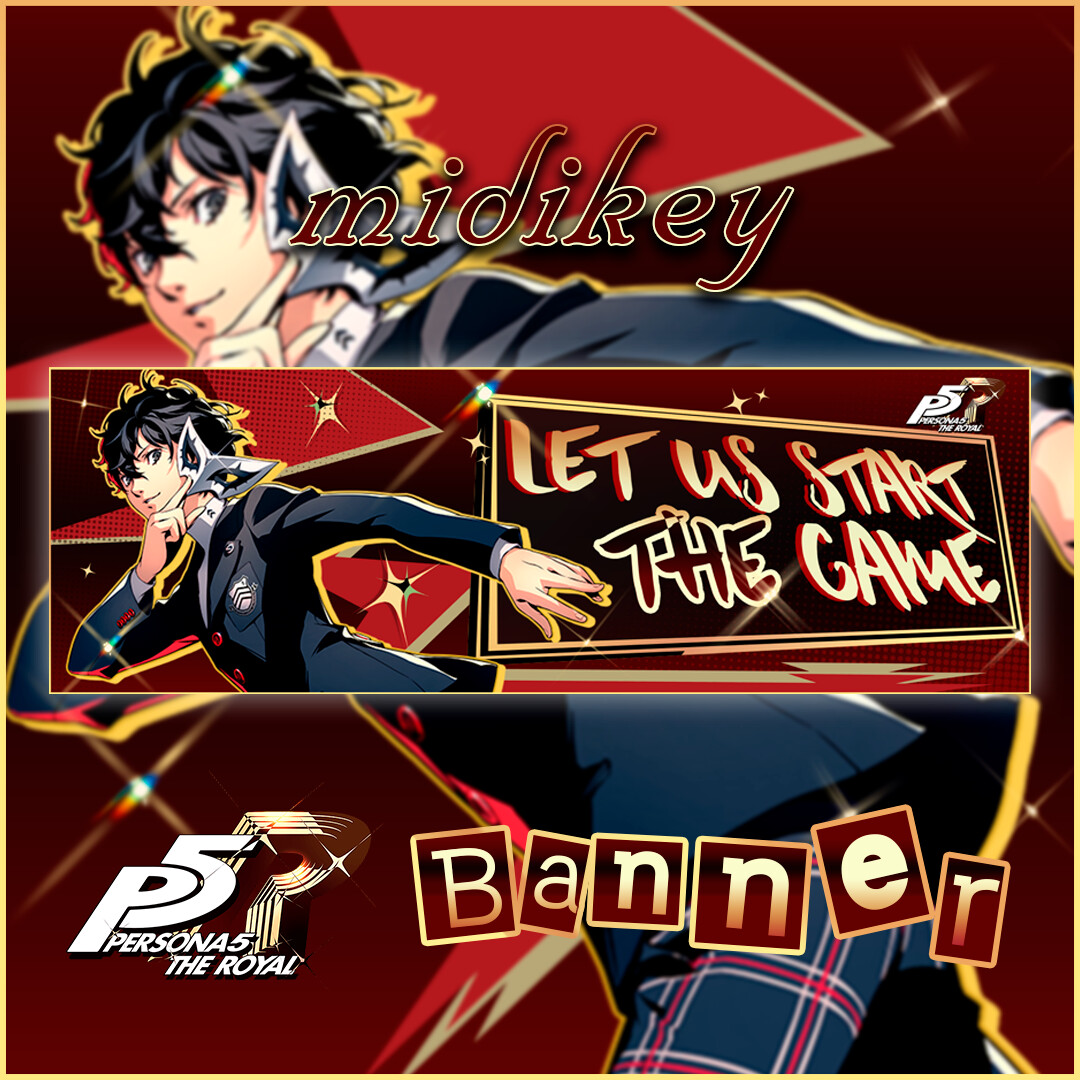 ArtStation - Persona 5 the Royal Banner