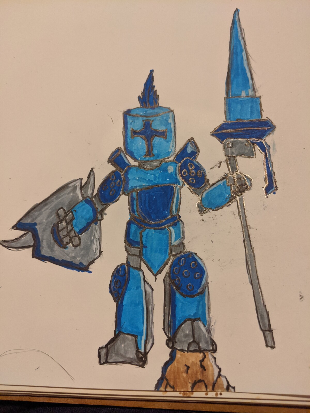 Ciaran Christie - Lancelot character. Coloured concept