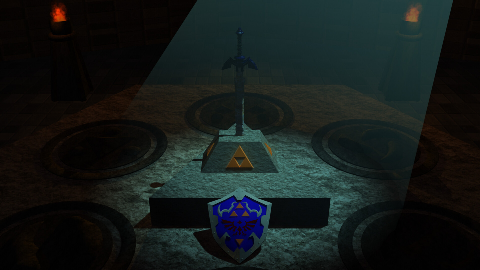 ArtStation - Zelda 3D Scene