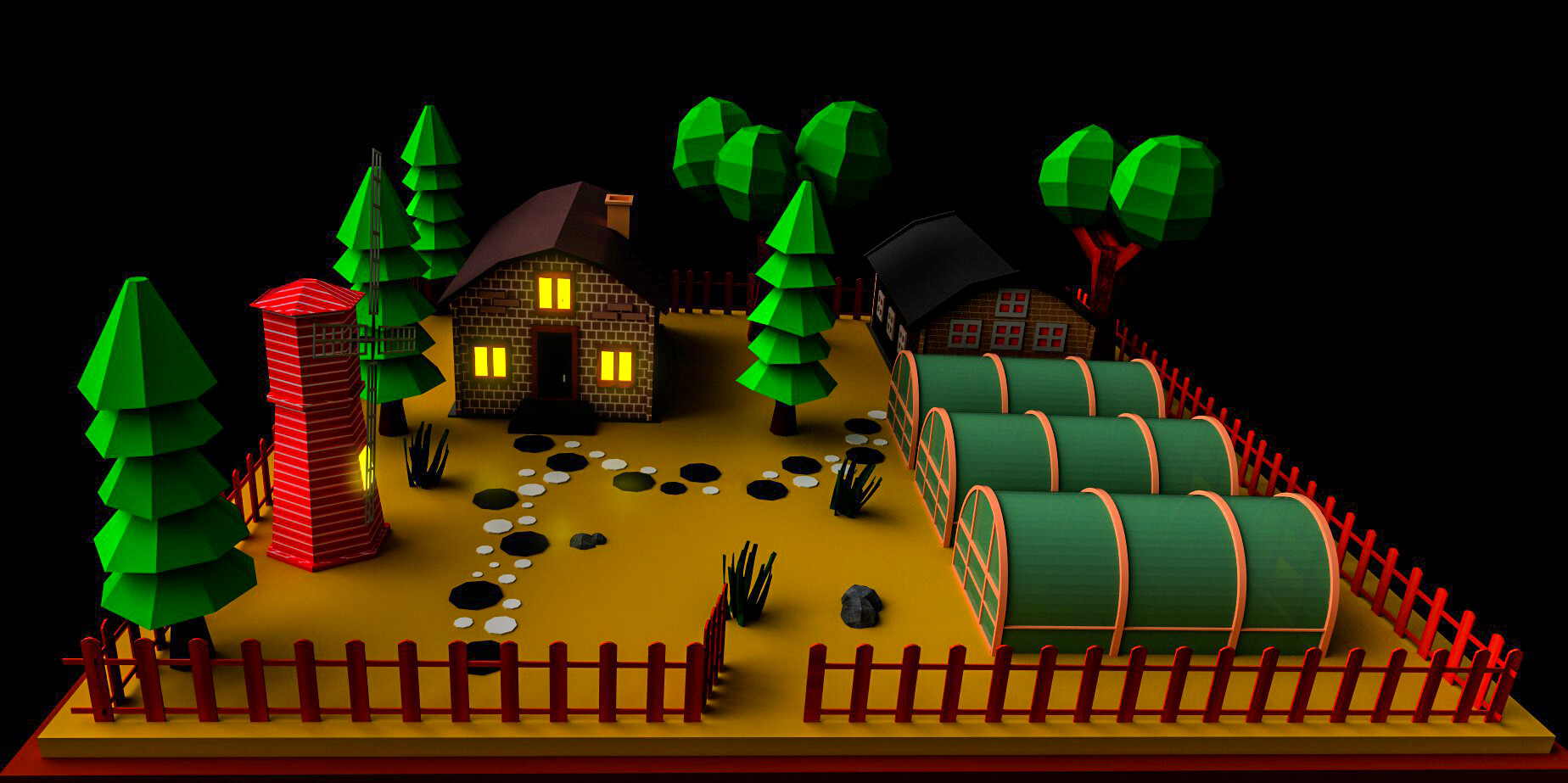 ArtStation - Low Poly Environment