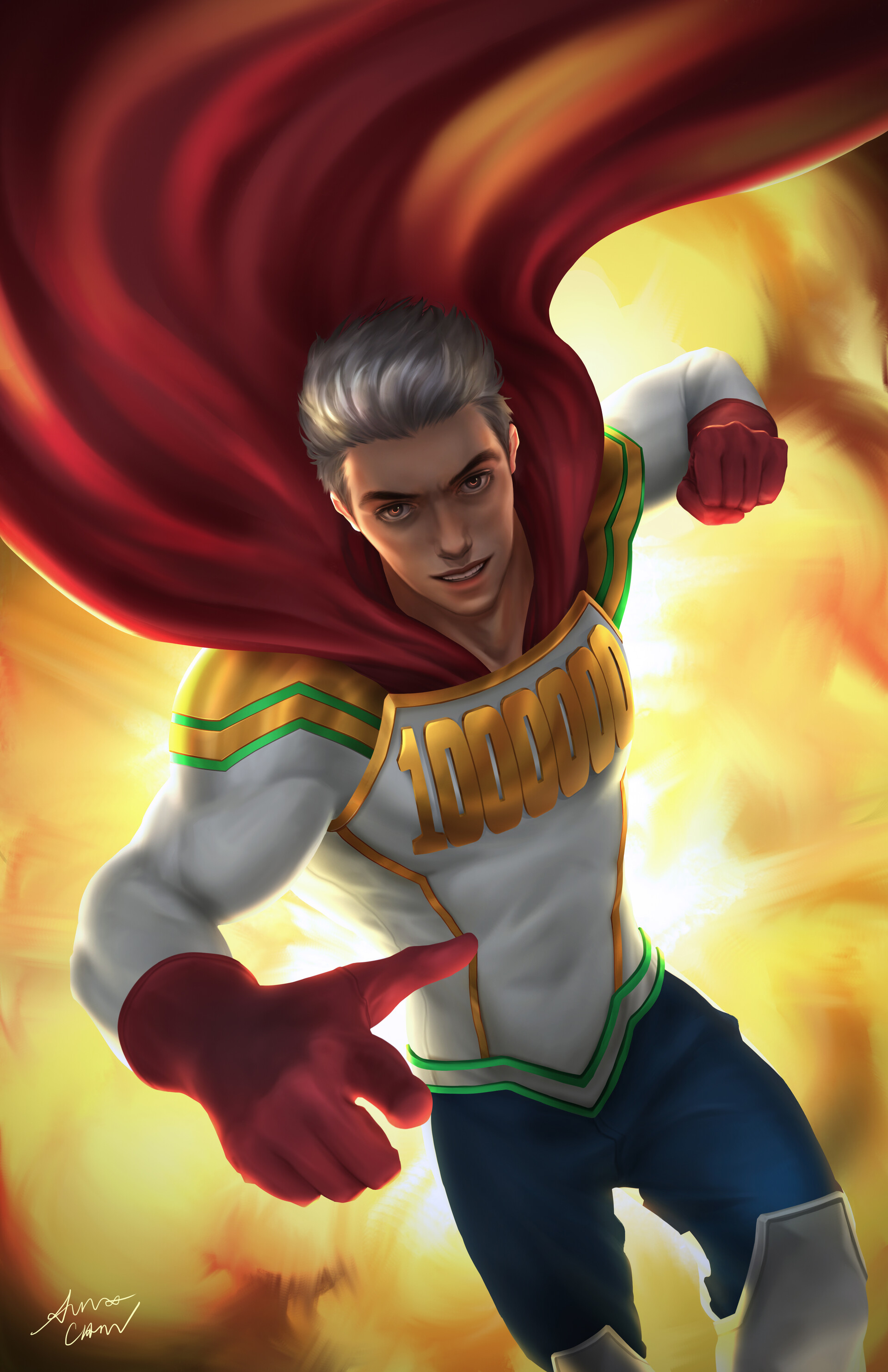 ArtStation - My Friend as Mirio
