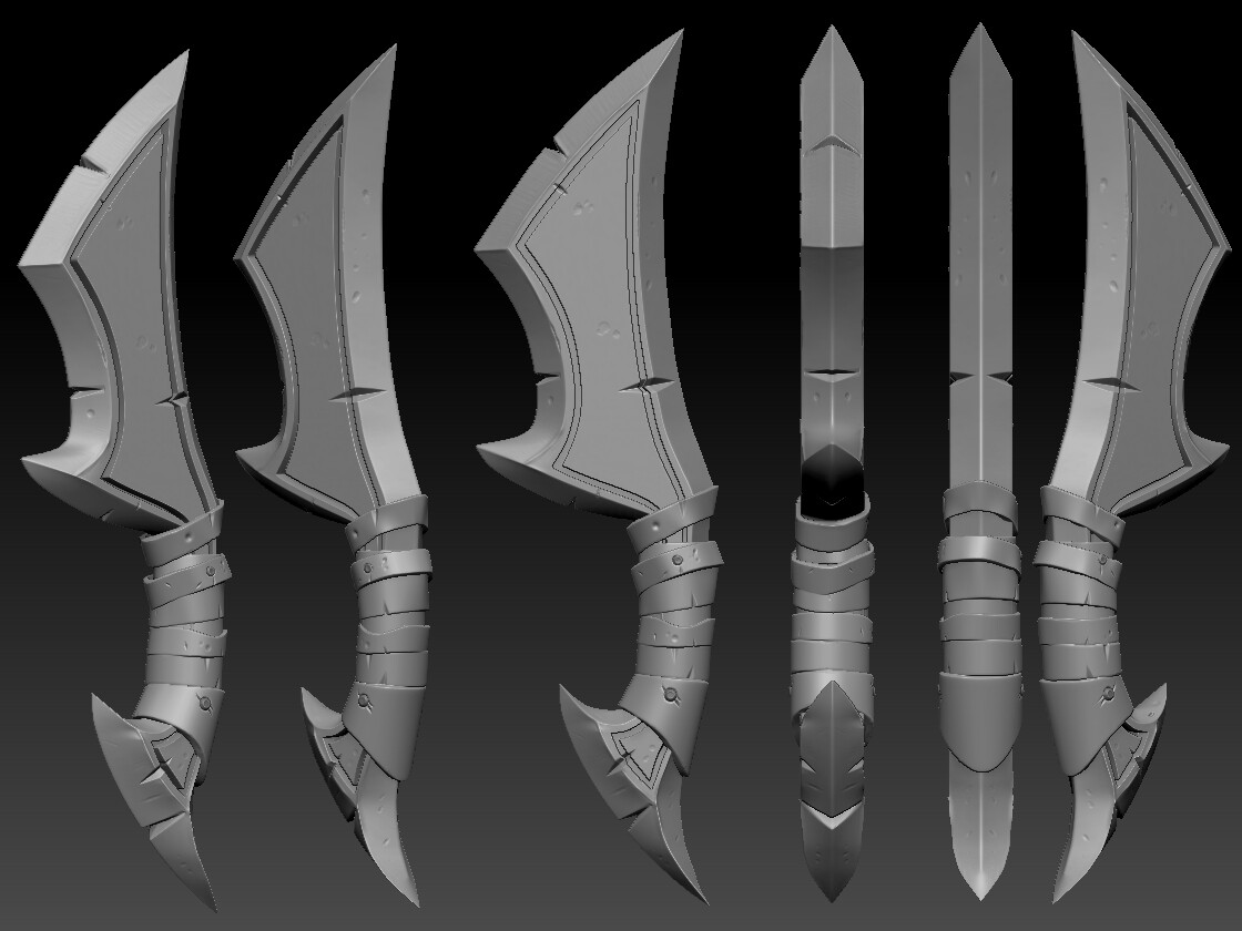 ArtStation - Stylized Orc Dagger